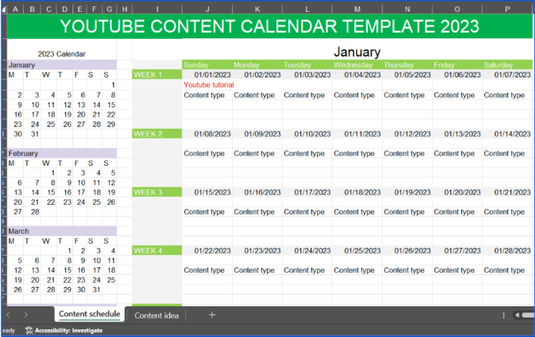 How to Create Content Calendar for YouTube Using Scraper Data